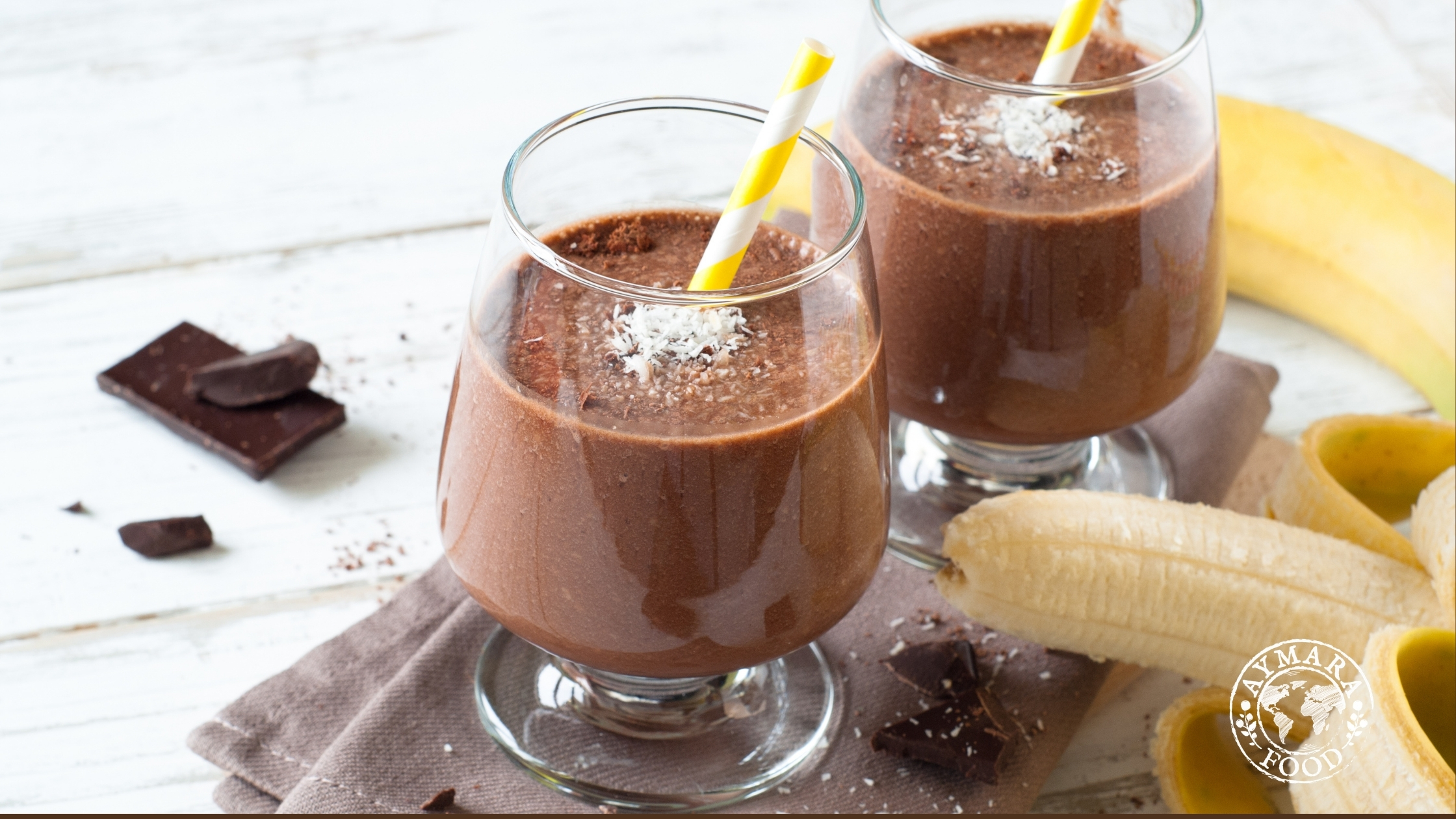 Recette : Boisson énergisante au Lucuma et Cacao - Aymara Food